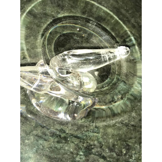 Stuben Modern Art Glass Dish Horderve/Pastry Platter | Chairish