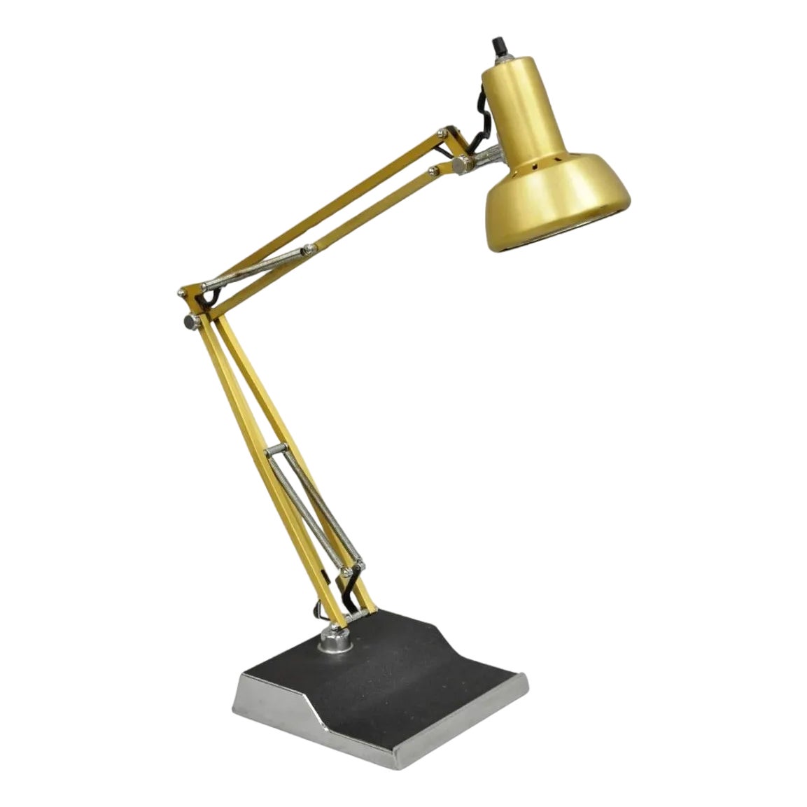 Vintage Mid Century Modern Small Brass Architects Drafting Desk Lamp by ...