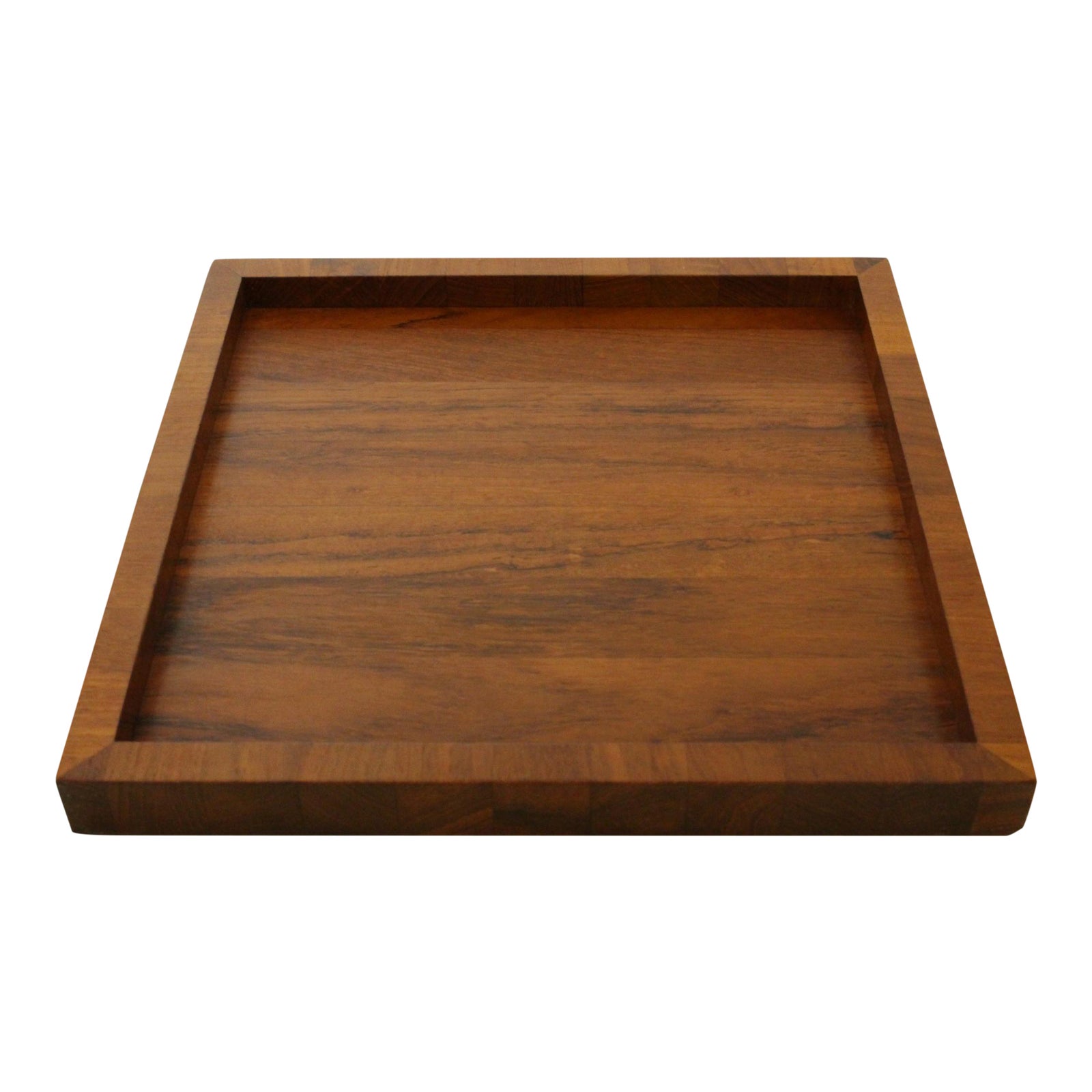 Dansk Mid Century Modern Wooden Square Tray Chairish