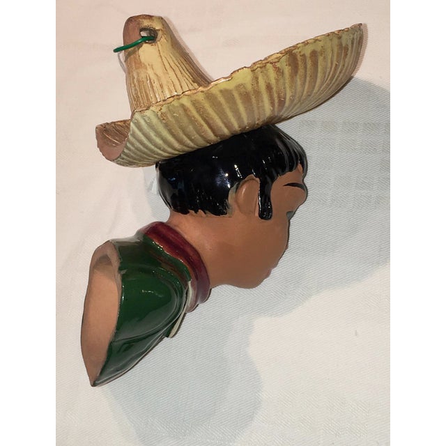 Austrian Face Wall Sculpture | Chairish