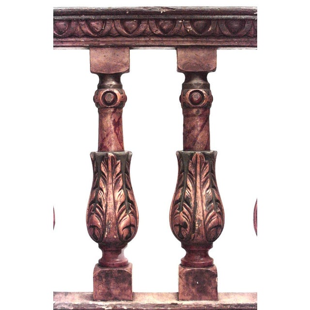 Italian Neo-Classic Carved Balustrade Railing | Chairish