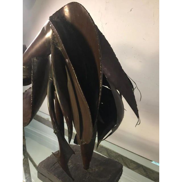 1960s Albert Paley (Attributed) abstract Brutalist Sculpture With Black ...