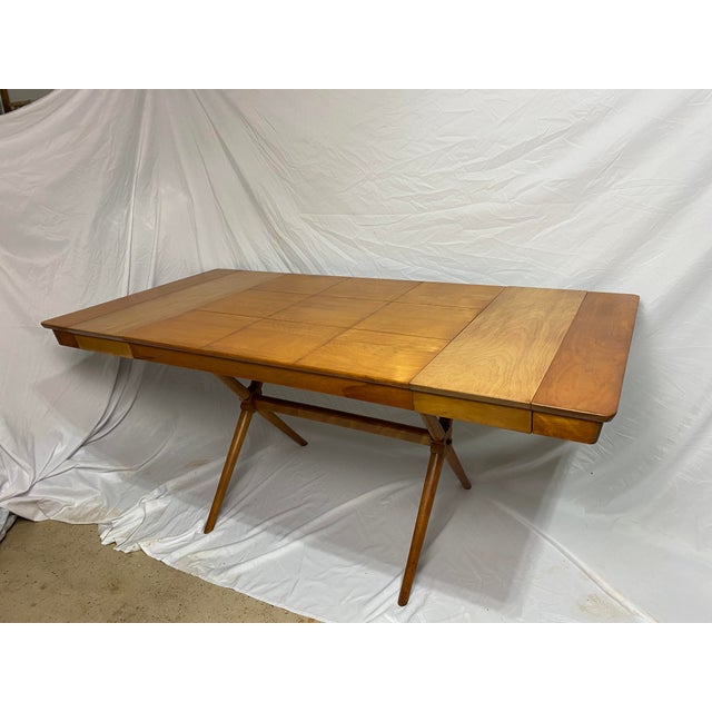 Birchcraft by Baumritter X-Base Midcentury Modern Dining Table | Chairish