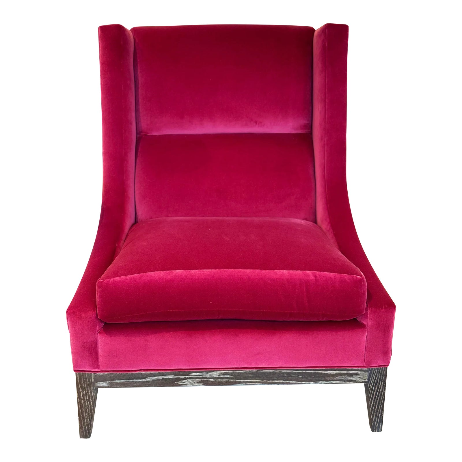 Kravet Mont Wing Chair by Michael Berman | Chairish