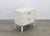 Vintage Mid Century Cream Painted Nightstand | Chairish