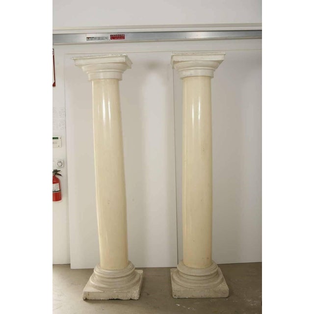 Plaster Columns - a Pair | Chairish