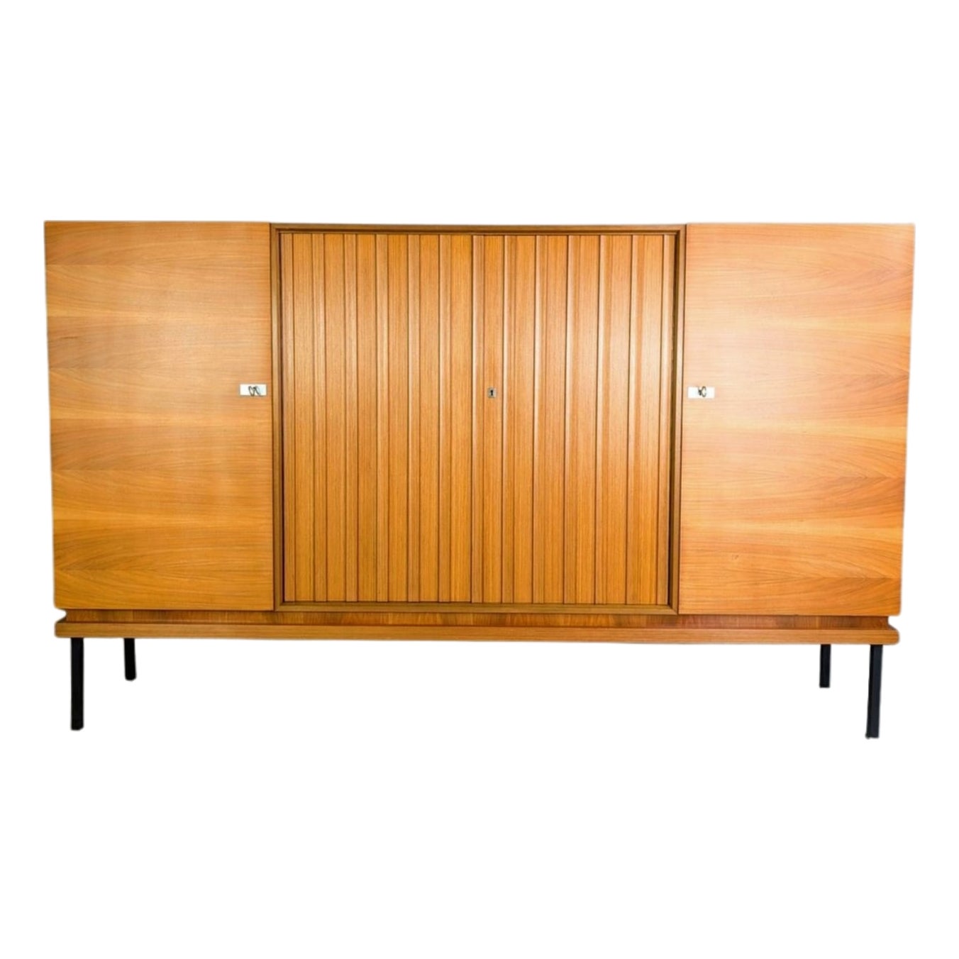 Midcentury Modern Highboard in Walnut | Chairish