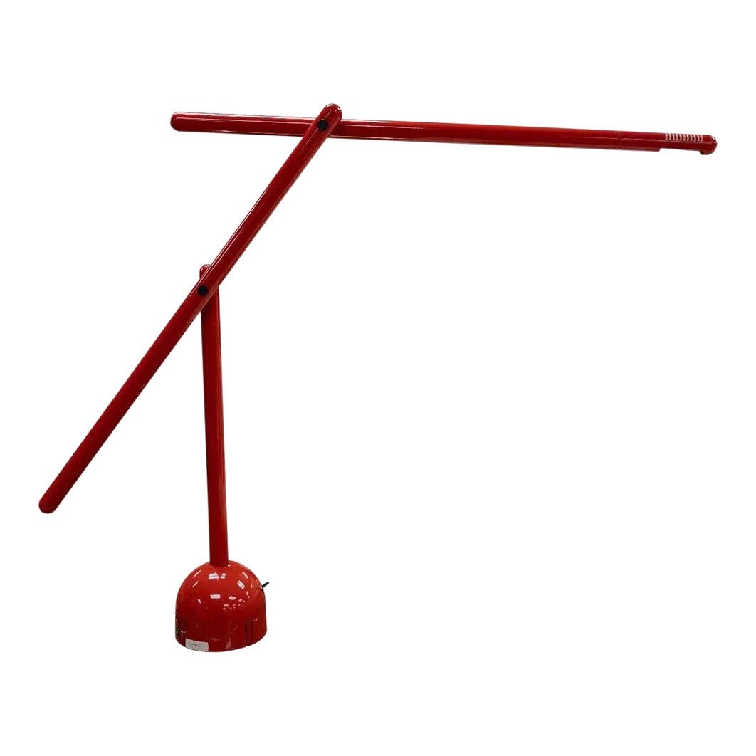 Kinetics Red "Mira" Lamp by Mario Arnaboldi for Programmaluce Mid ...