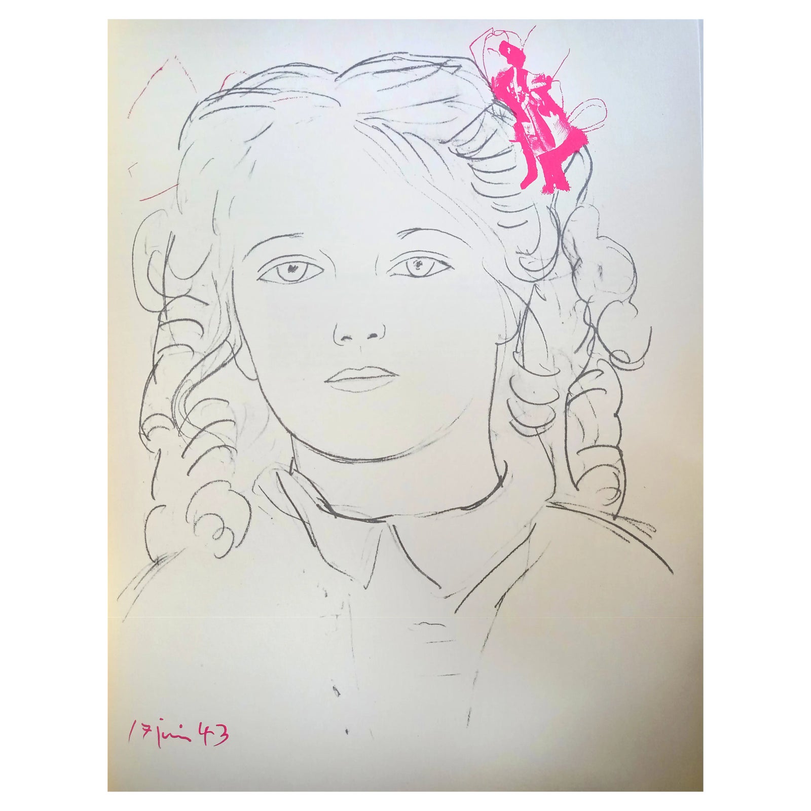 Pablo Picasso, Maria the Artist Daughter, Colour Lithograph, 1962 ...