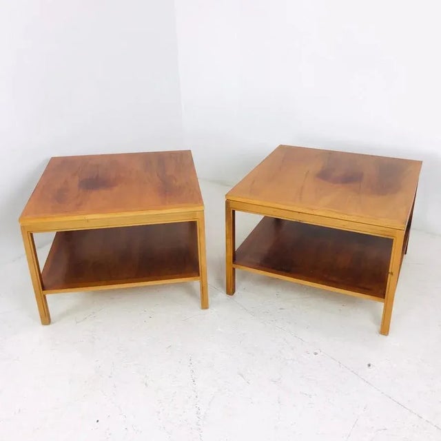 1960s Pair of Teak End Tables | Chairish