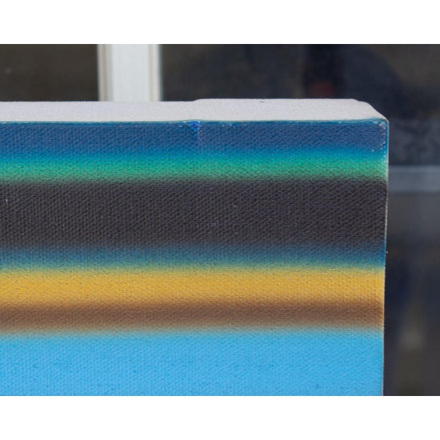 1978 “Rug #3” Acrylic on Canvas Airbrush Painting Signed by Artist ...