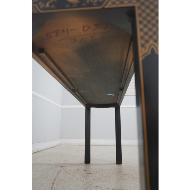 Drexel Chinoiserie Decorated Sofa Console Hall Table | Chairish