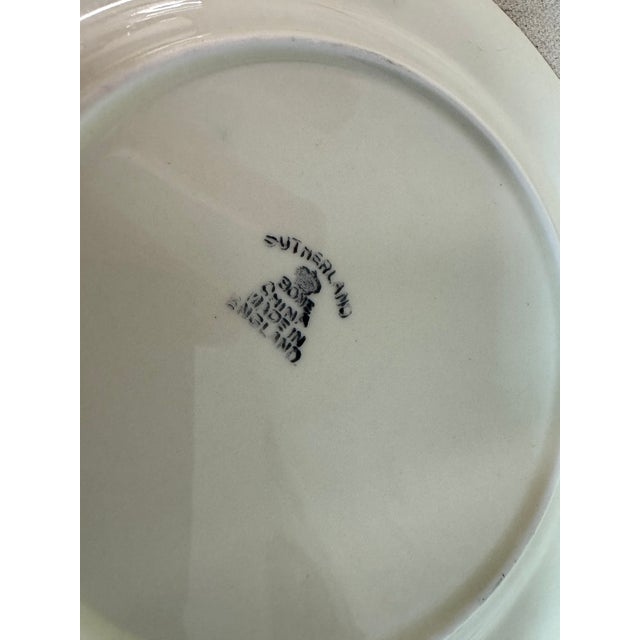 Vintage Set of 6 Bone China Plates by Sutherland | Chairish