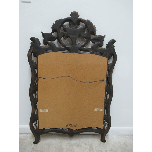 1940s Vintage Italian Regency Style Wall Mirror | Chairish