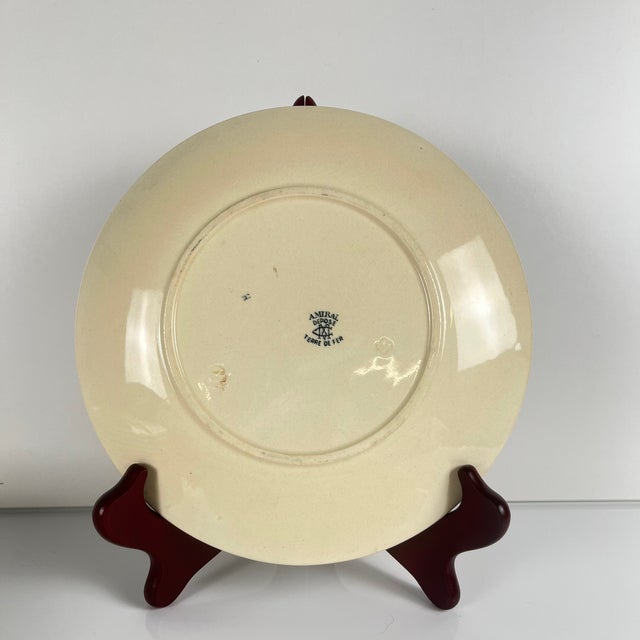 Antique Admiral Ironstone Dessert Plates from Creil & Montereau, 1890s ...