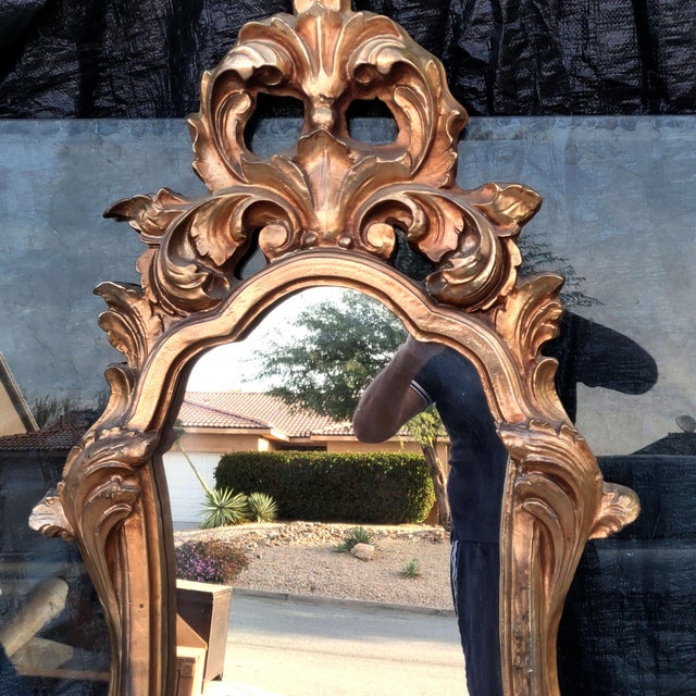 Full Length Decorator Grand Tour Regency Wall Mirror, 1990s | Chairish