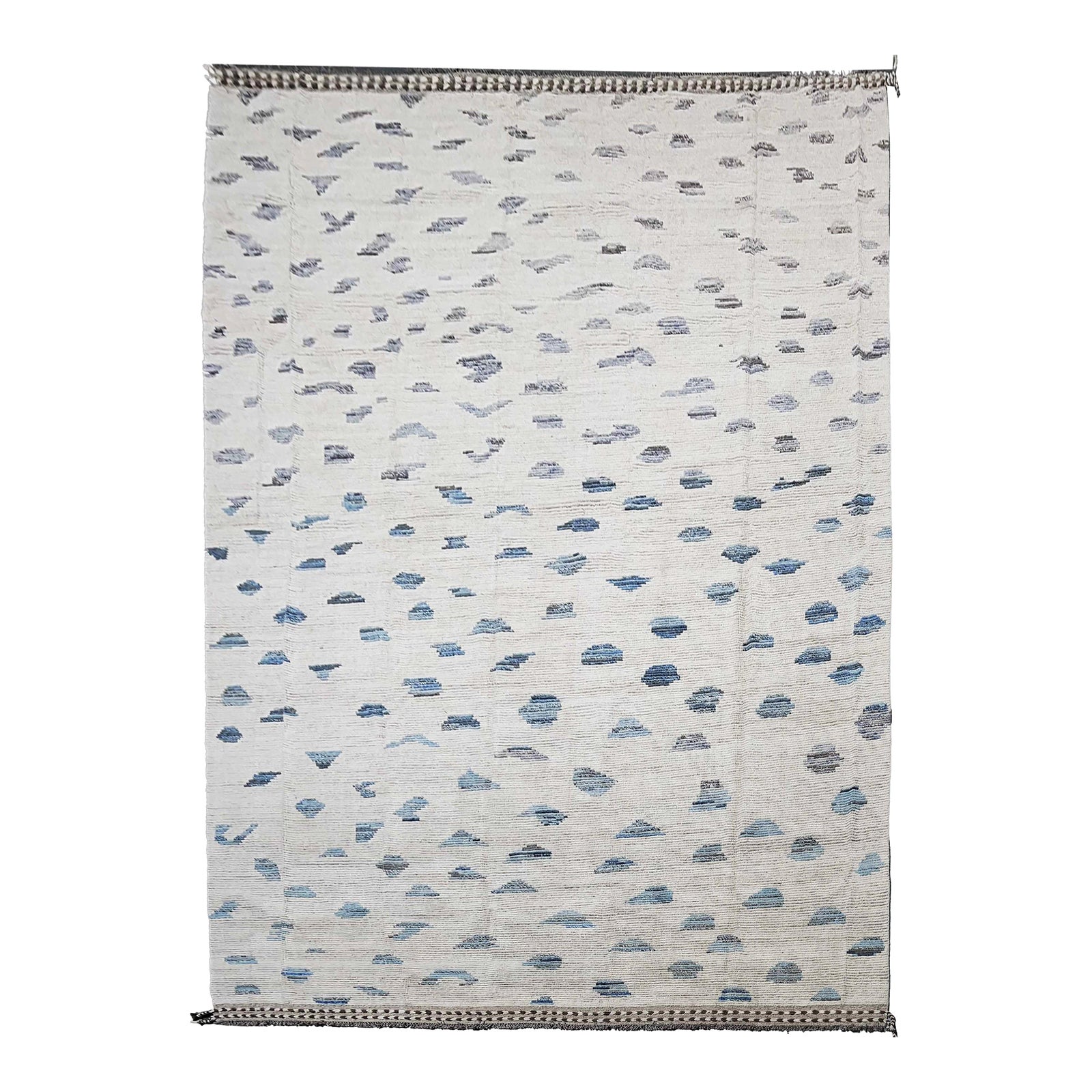 Hand Knotted Borderless Moroccan Design Rug 11'11" X 16'06" | Chairish