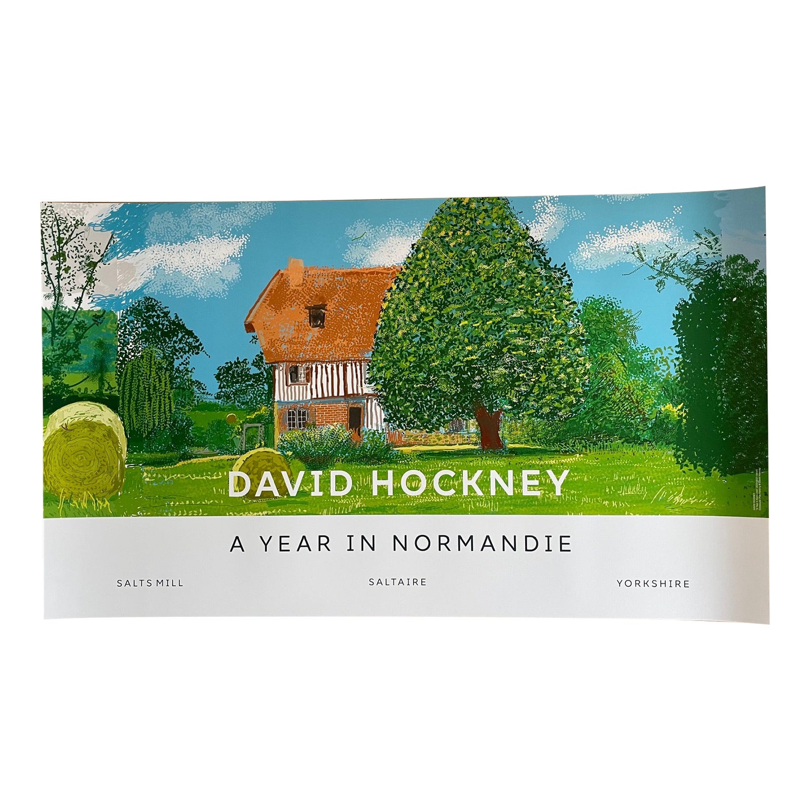 David Hockney, a Year in Normandie (House and Tree), 2020-2021 (Detail ...