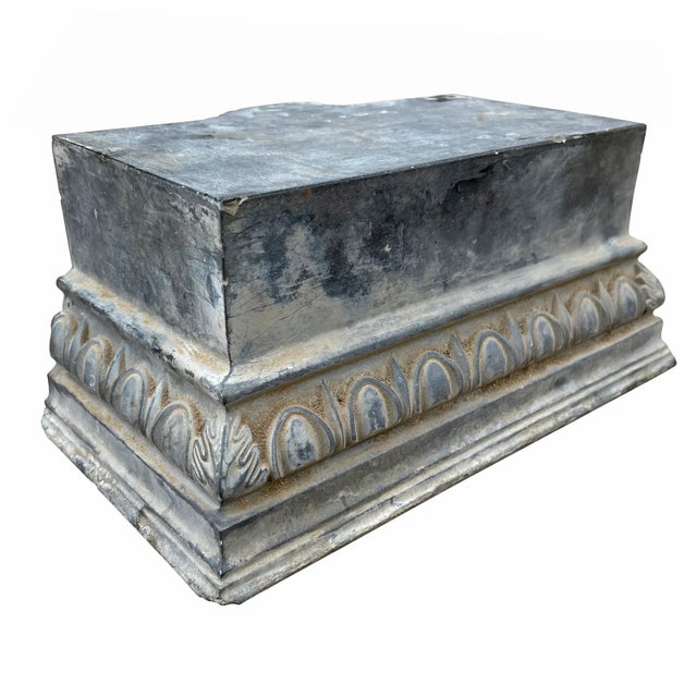 Pair of 19th Century English Bluestone Capitals | Chairish