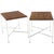 Mid-Century Modern Z-Base Side Tables - a Pair | Chairish