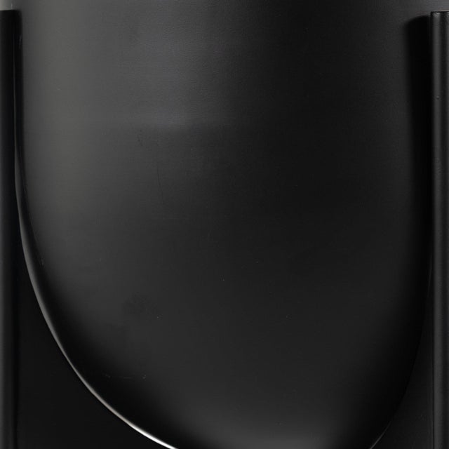 Elroy Planter - Satin Black | Chairish