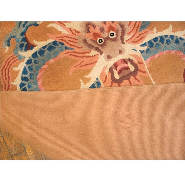 1920s Chinese Art Deco Dragon Carpet | Chairish