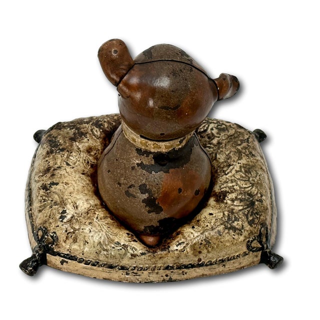 Rare Antique Hubley Mfg. Co. Model #32 "Fido on Pillow" Puppy Dog Cast ...