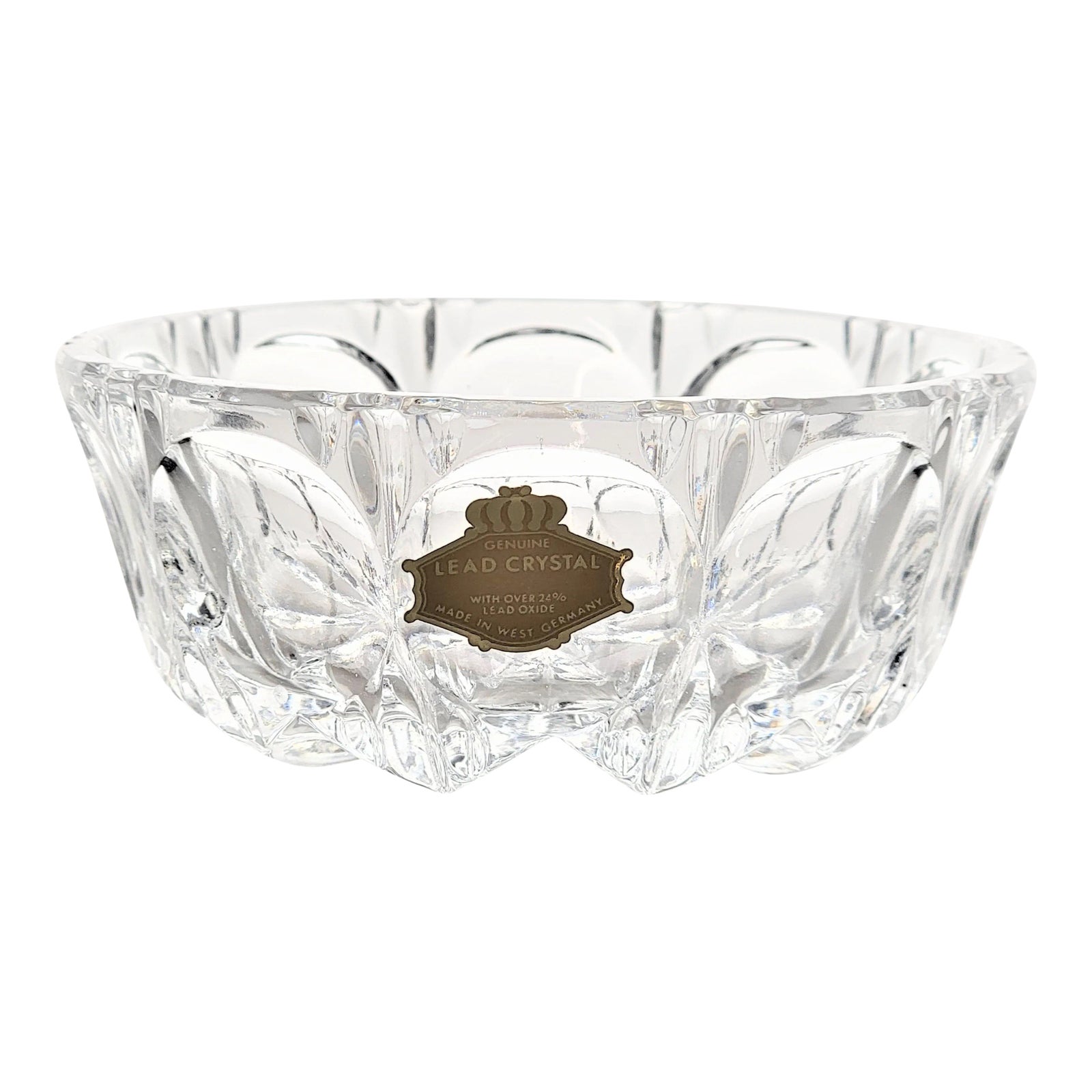 Imperlux Crystal Bowl, Trinket Dish | Chairish