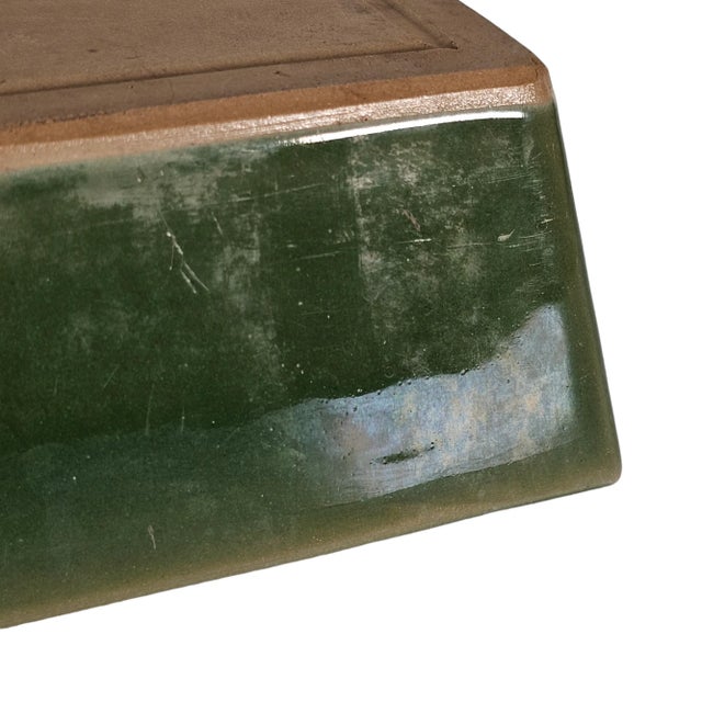 Japanese Suiban Flower Basin Planter Signed | Chairish