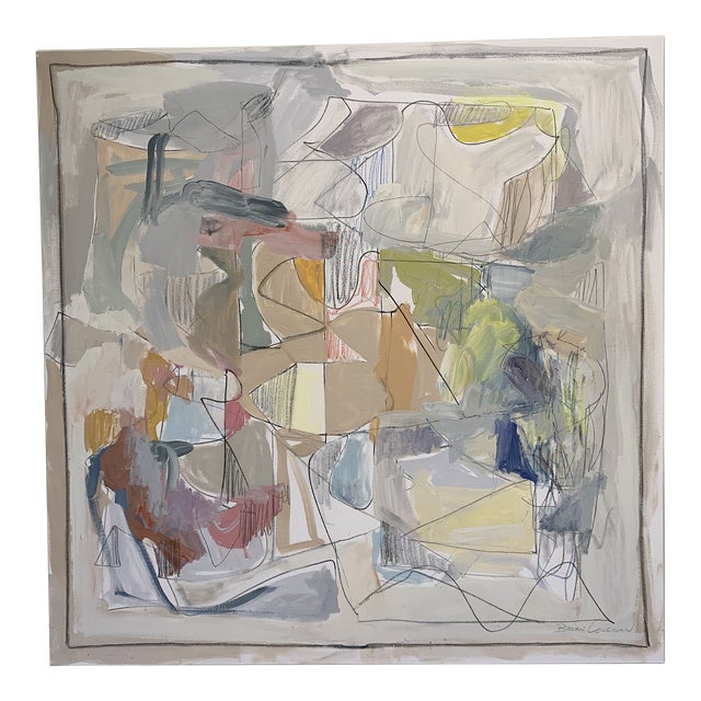 "Birds Fly Free" Original Brian Coleman Abstract Painting | Chairish