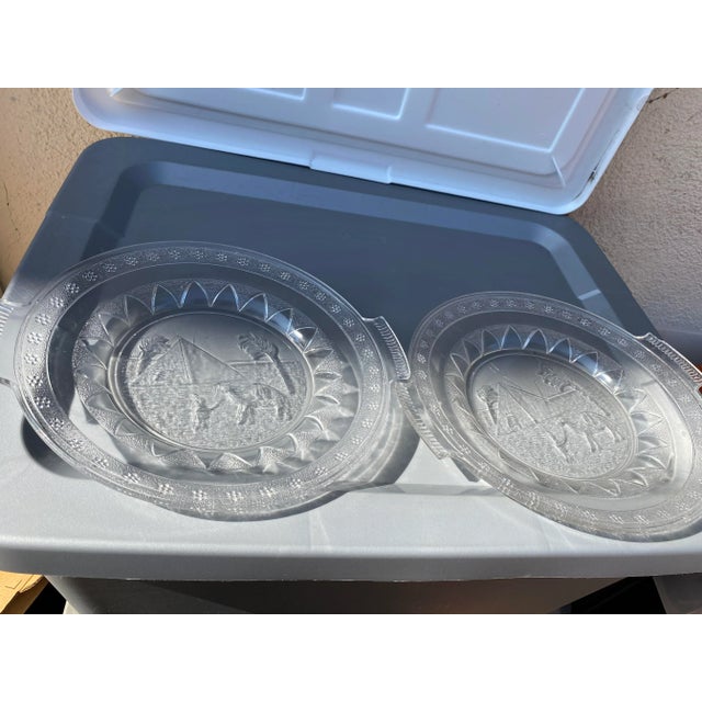 19th Century "Egyptian" Early American Pattern Glass- 21 Pieces | Chairish