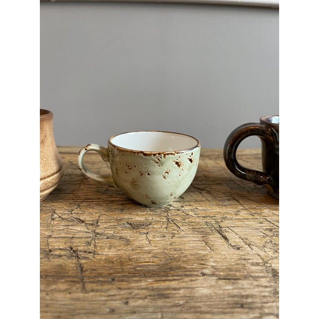 1960s Curated Collection of Vintage Handmade Mugs- Set of 4 | Chairish