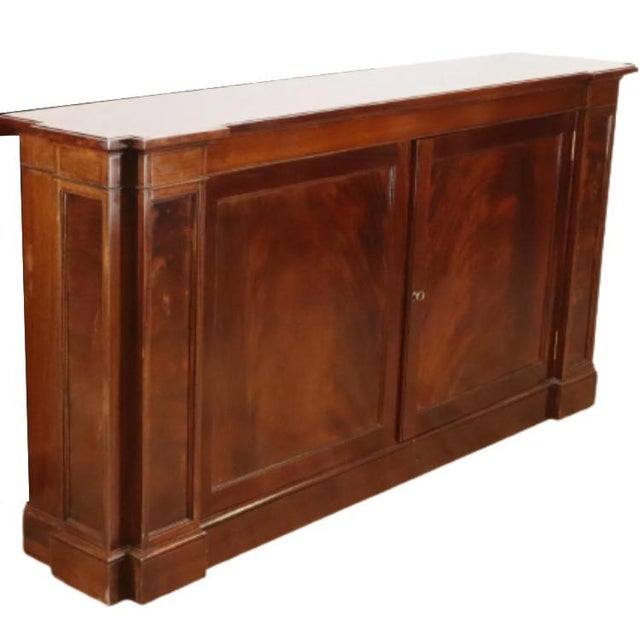 Regency Style Mahogany Cabinet | Chairish