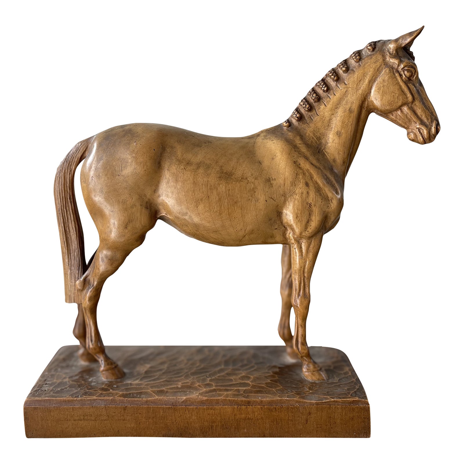 Circa 1930 Equine Sculpture by Faust Lang, UK | Chairish