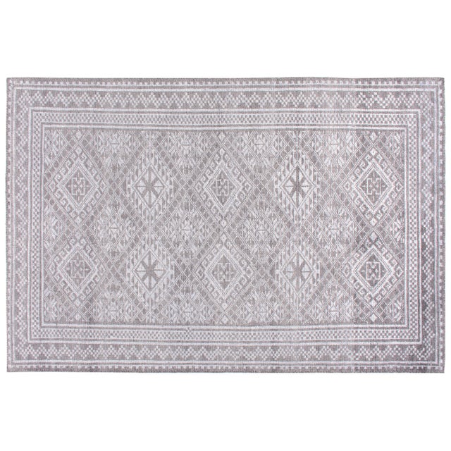 Stark Studio Rugs Contemporary Piper Silver Wool Rug - 10′ × 14′1 ...