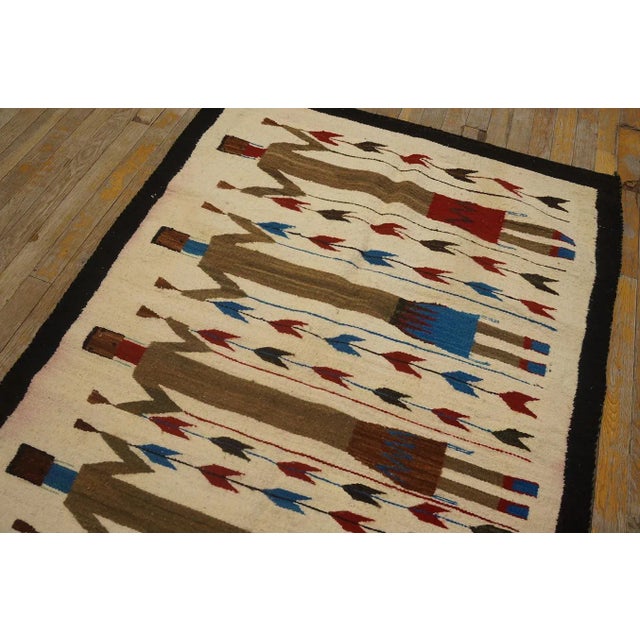 1930s American Navajo Yei Carpet ( 3' 5'' X 5' - 104 X 152 Cm ) | Chairish