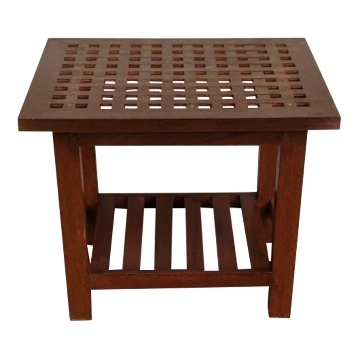 Wood Grate Coffee Table | Chairish
