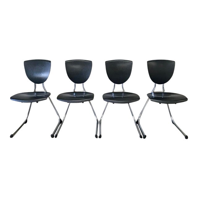 1970s Vintage k.i International Chairs - Set of 4 | Chairish