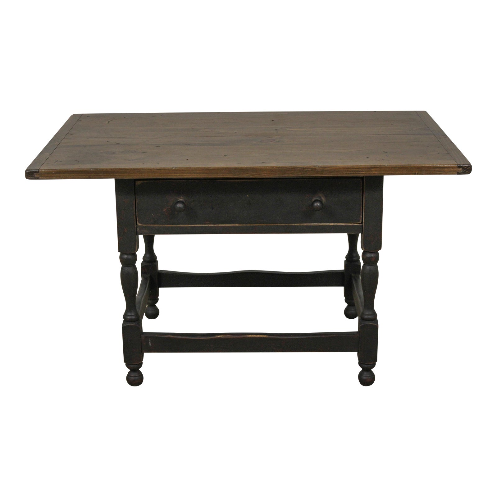Benchmade 1 Drawer Tavern Style Pine Coffee Table | Chairish