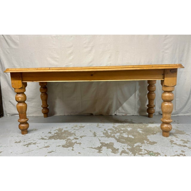 19th Century English Pine Table | Chairish