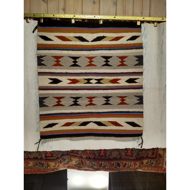 Vintage Navajo Handmade Tribal Rug - 2′6″ × 2′10″ | Chairish