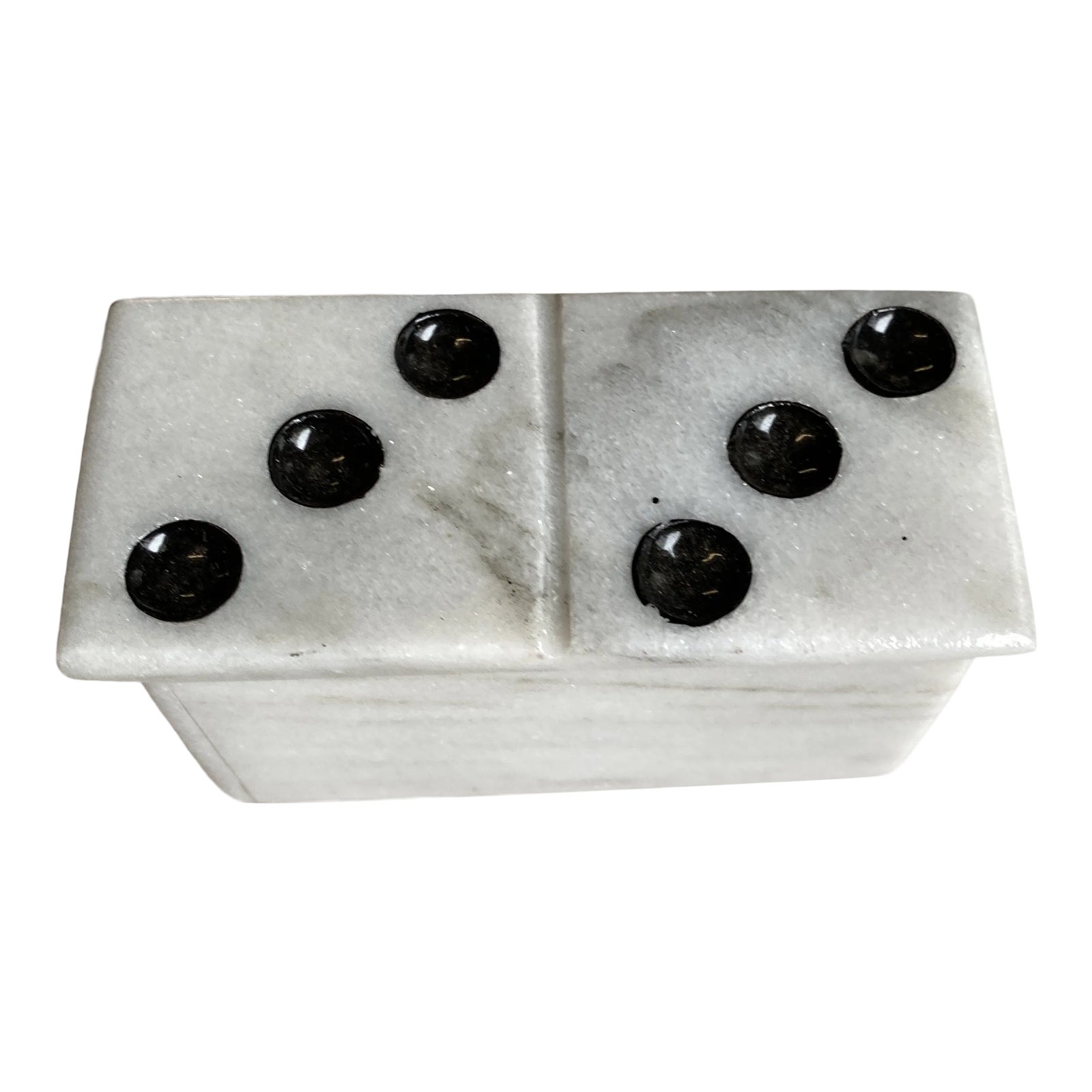 1970s Marble Dominoes in Box Set | Chairish