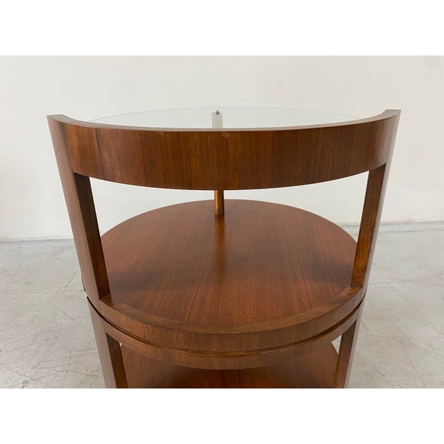 1930s Gilbert Rohde Tiered Accent Table | Chairish