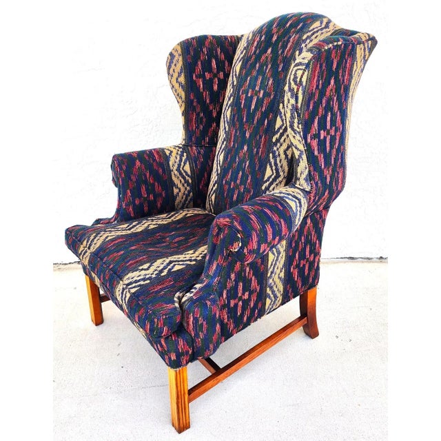 Bob Timberlake Wingback Chair Lodge Cabin Rustic Oversized | Chairish