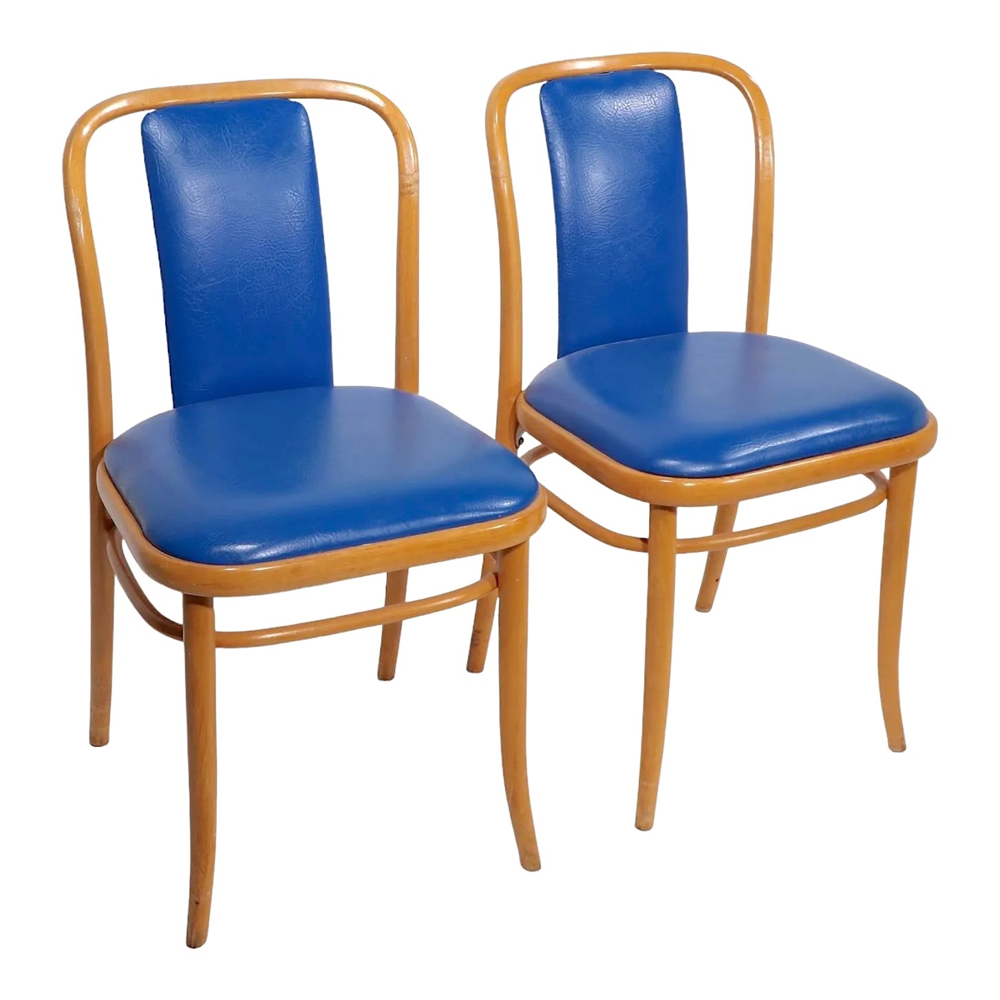 Pr. Bentwood Cafe Style Chairs by Quebec 69 After Hoffmann for Thonet C ...