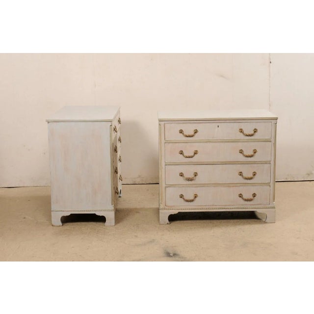 Vintage Pale Blue Chests of Drawers - a Pair | Chairish