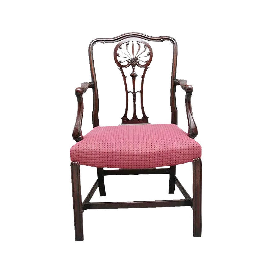 Mahogany Armchairs by Alfred Allen of Birmingham, Set of 10 | Chairish