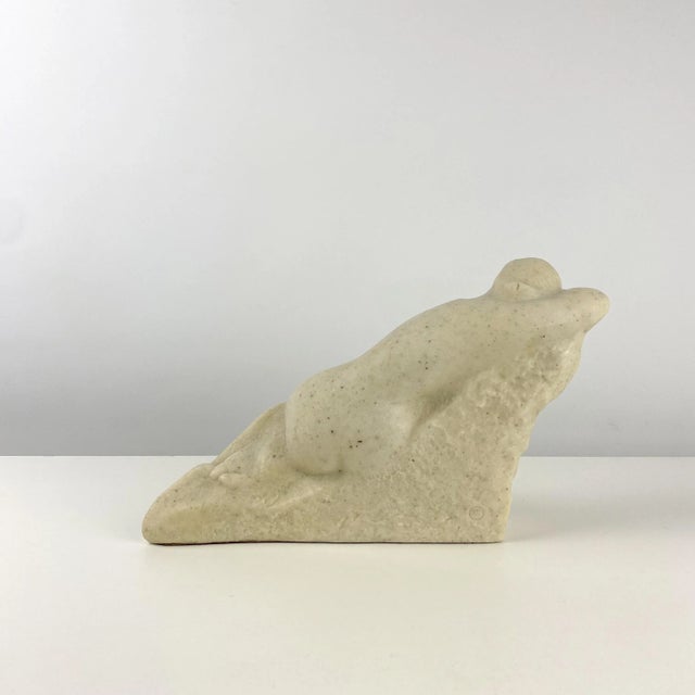 Vintage Vincent Glinsky ‘The Dreamer’ Resin Sculpture | Chairish