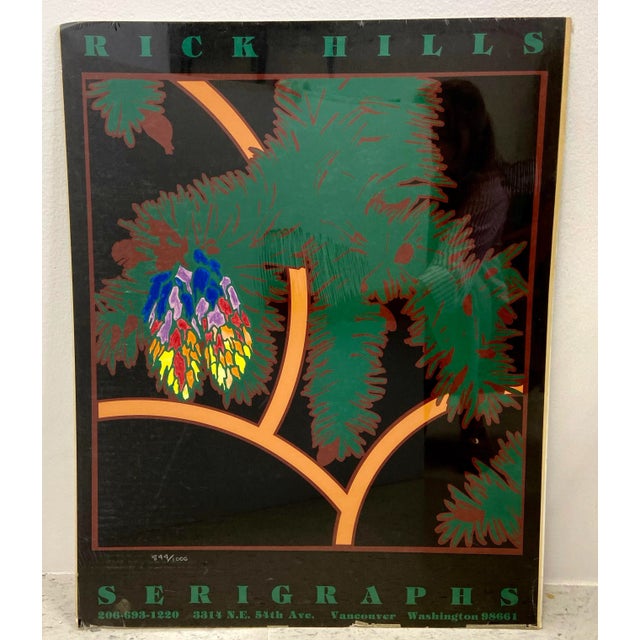 Rick Hills Serigraph Vancouver Tropical Print | Chairish