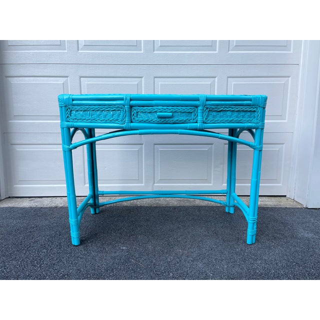 Turquoise writing desk store